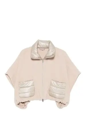 Herno Wool And Nylon Short Down Jacket - Multicolor
