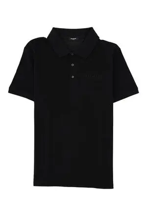 Balmain Polo Con Logo - Black