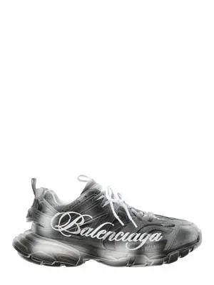 Balenciaga BALENCIAGA Track Stencil Logo Sneakers Black