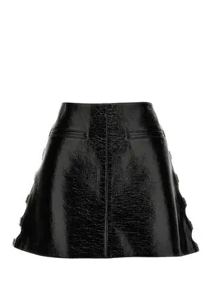 COURREGES Vinyl Miniskirt - Black