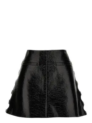 COURREGES Vinyl Miniskirt - Black