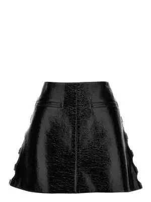 COURREGES Vinyl Miniskirt - Black