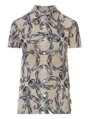 Loewe Anagram Jacquard Terry Cloth Shirt - Multicolor