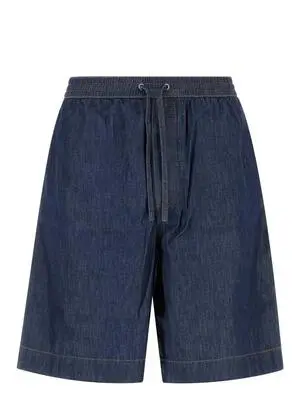Loewe Chambray Bermuda Shorts - Blue