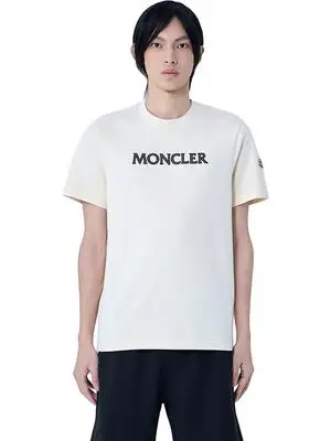 Moncler Logo Motif T-shirt - Multicolor