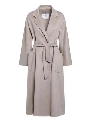 Max Mara Ludmilla Icon Coat In Sand Cashmere - Cream