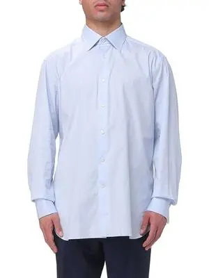 Zegna Classic Stretch Poplin Shirt - Blue