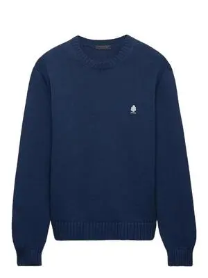 Prada Cotton Crew-neck Sweater - Blue