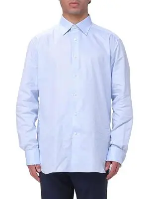 Zegna Cotton Poplin Classic Shirt - Blue
