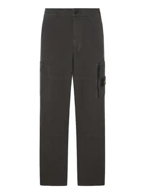 Stone Island Cotton Ripstop Cargo Trousers - Multicolor