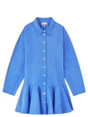 GANNI Organic Cotton Shirtdress - Multicolor