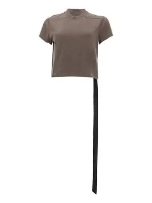 Rick Owens Cropped Small Level T T-shirt - Brown