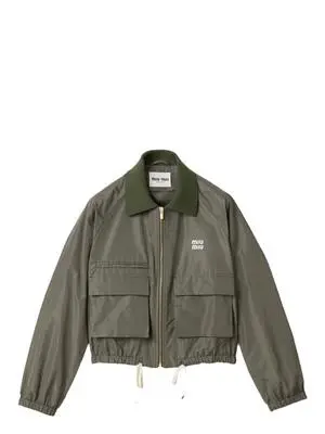 Miu Miu Zipped Blouson Jacket - Multicolor