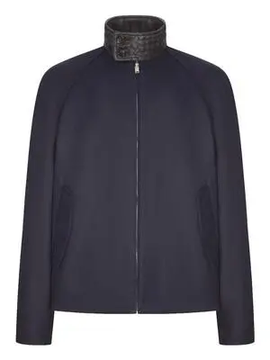 Bottega Veneta Cotton Gabardine Harrington Jacket - Multicolor