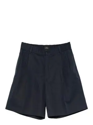 Brioni Bellagio Linen And Cotton Shorts - Multicolor