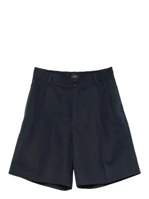 Brioni Bellagio Linen And Cotton Shorts - Multicolor