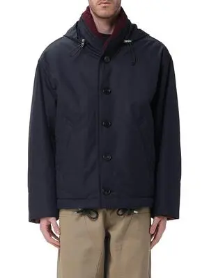 Loewe Cotton Blend Parka With Hood - Blue