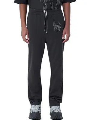 Moncler Rick Owens Elasticated Waist Drawstring Pants - Gray