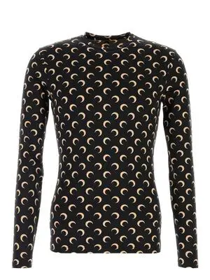 MARINE SERRE Moon Crewneck Top - Multicolor