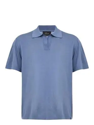 Brioni Silk Polo Shirt - Multicolor