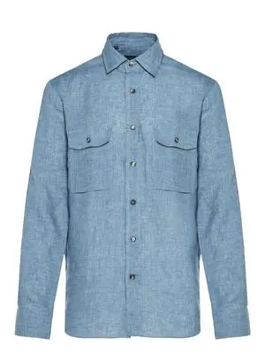 Brioni Linen Shirt - Multicolor