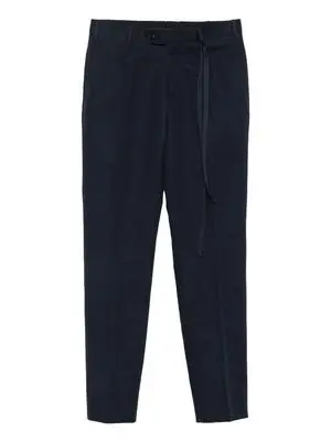 Brioni Pienza Cotton And Linen Trousers - Multicolor