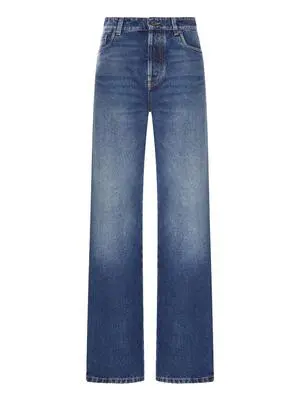 Miu Miu Wide-leg Jeans - Blue