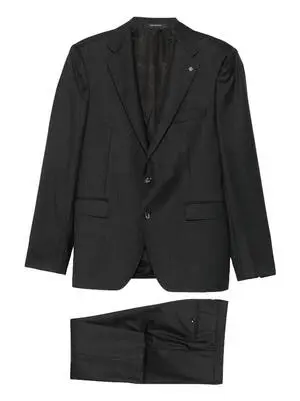 Tagliatore Grey Suits Single Breasted Suits - Gray