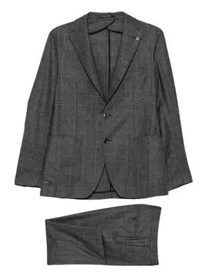 Tagliatore Grey Suits Single Breasted Suits - Gray