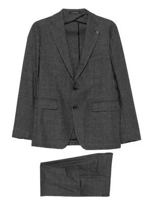 Tagliatore Grey Suits Single Breasted Suits - Gray