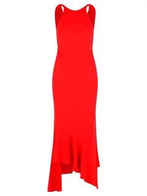 Andamane Polyester Dress - Red