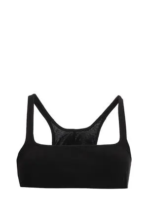 Rick Owens Cotton Crop Top - Black