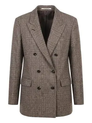 Tagliatore Jasmine Wool Double Breasted Blazer - Multicolor