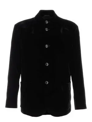 Giorgio Armani Velvet Blazer - Black