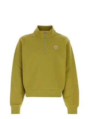 Moncler Moncler Men Pistachio Green Cotton Sweatshirt Green