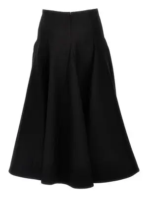 Valentino Garavani Crepe Couture Skirt - Black