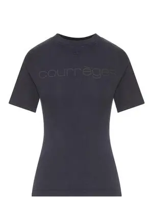 COURREGES Courreges Waisted Printed T-Shirt