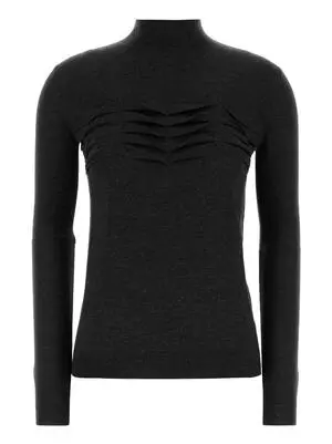 JIL SANDER JIL SANDER Wool Blend Sweater Gray