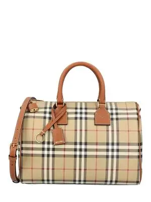 Burberry Burberry Women Check Bowling Bag Multicolor