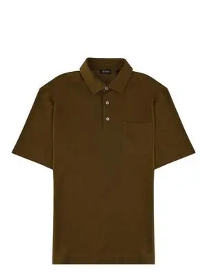 Zegna Regular Fit Polo Shirt - Green