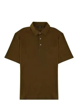Zegna Regular Fit Polo Shirt - Green