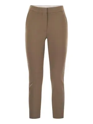 Max Mara Pegno Viscose Jersey Trousers - Multicolor