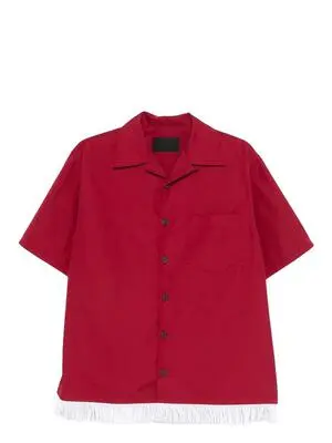 Prada Prada Red Shirts Men Red