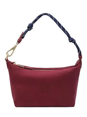 Miu Miu Gabardine Pouch - Red