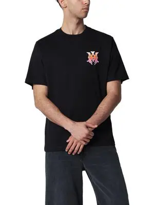 Amiri T-shirt With Logo Print - Black