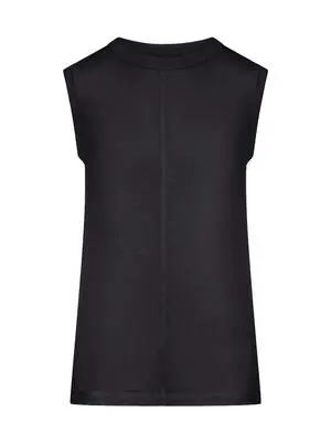 Phoebe Philo Ultra-thin Crew Neck Tank Top - Black