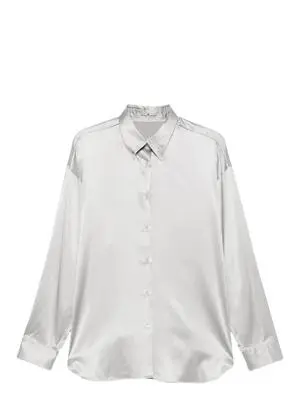 ERMANO SCERVINO Ermanno Scervino Silk Satin Shirt - Multicolor