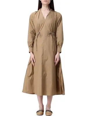 Max Mara Cotton Chemisier Dress - Brown