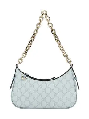 Gucci Gg Supreme Shoulder Bag - Blue