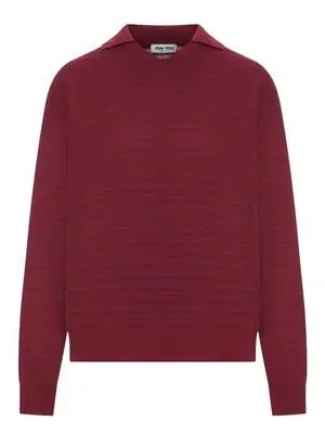 Miu Miu V-neck Cotton Sweater - Multicolor